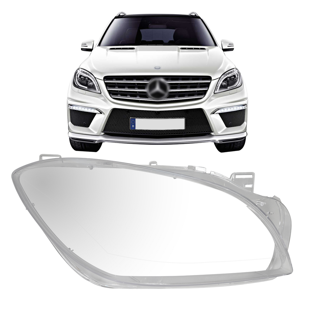 Right (Driver Side) Headlight Lens for Mercedes Benz ML W166 (2012-201 ...