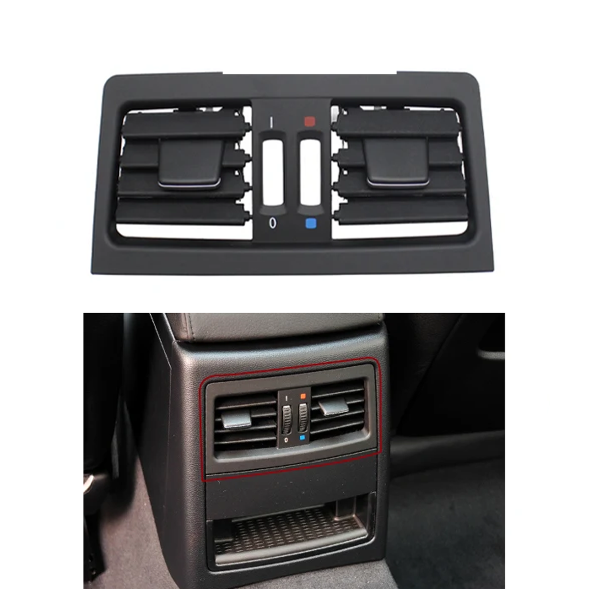 Buy Black Rear AC Vent Grille BMW 3 Series Sedan E90 (2005-2011 ...