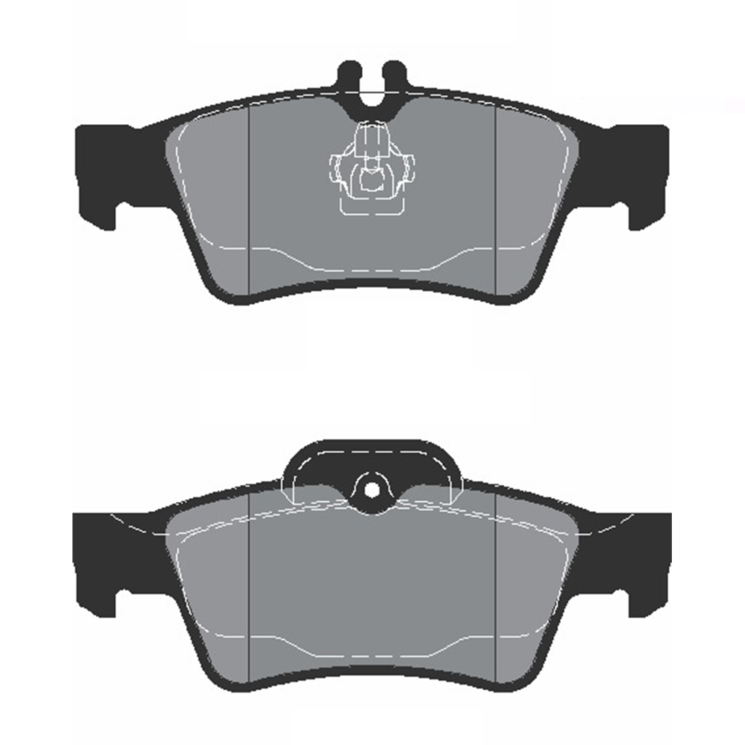 Buy Roadhouse Rear Brake Pad Set For Mercedes Benz E Class W212 Sedan ...