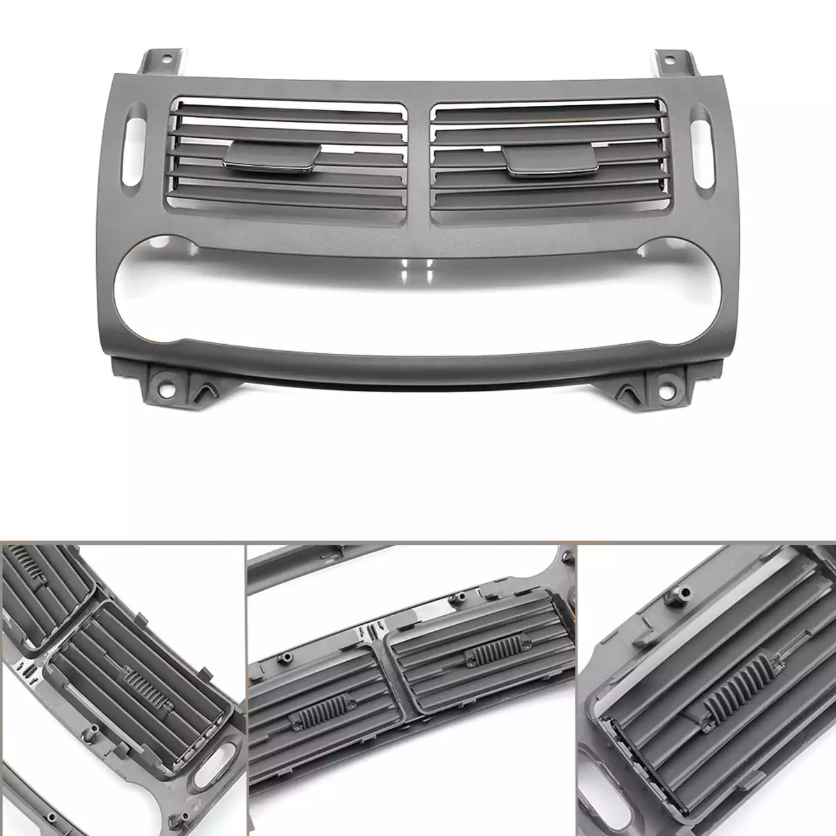 Buy Dark Gray Central AC Vent Grille Mercedes Benz E-Class (2003-2009 ...