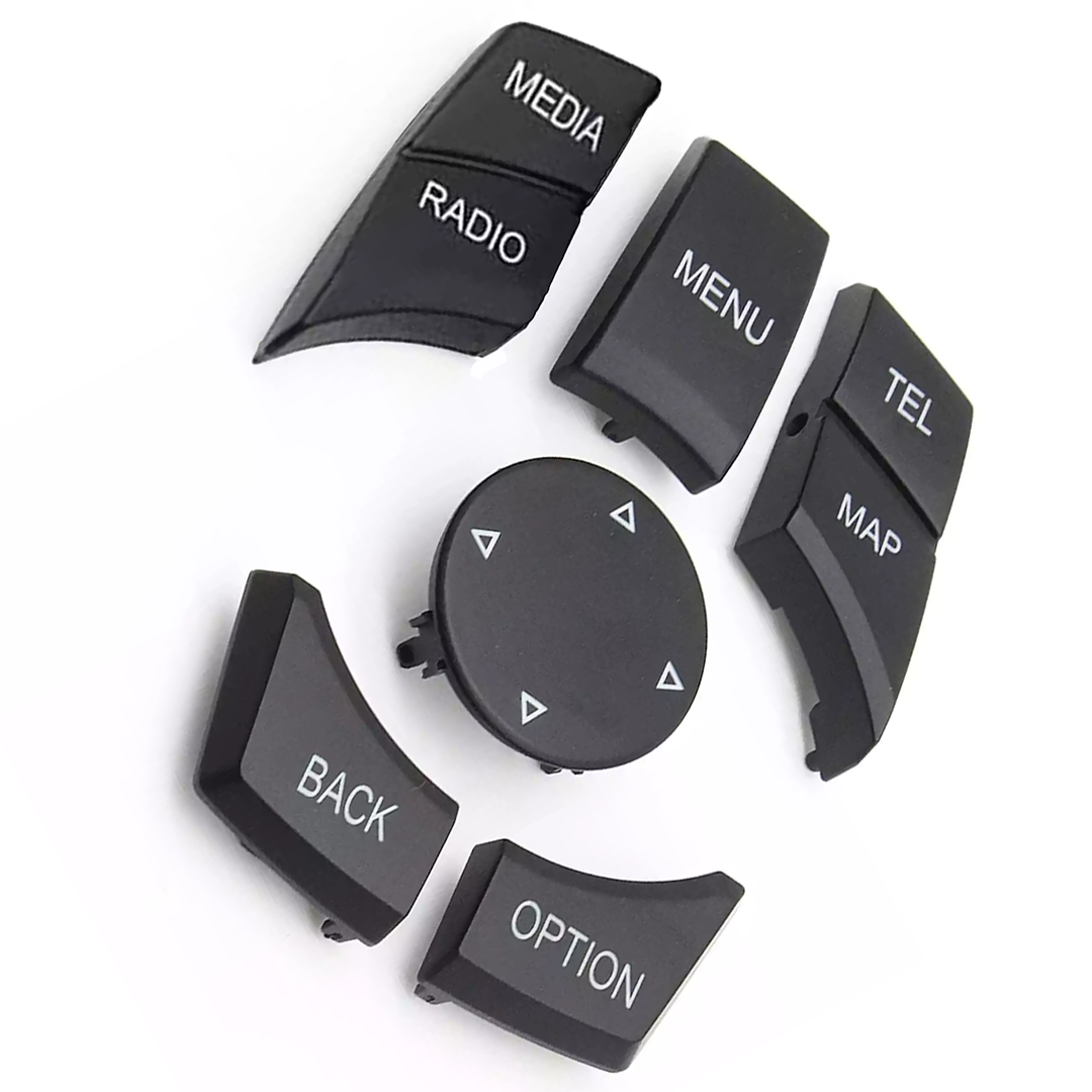 Buy Black CIC Multimedia Buttons for BMW 5 Series F10 Sedan (2010-2017 ...