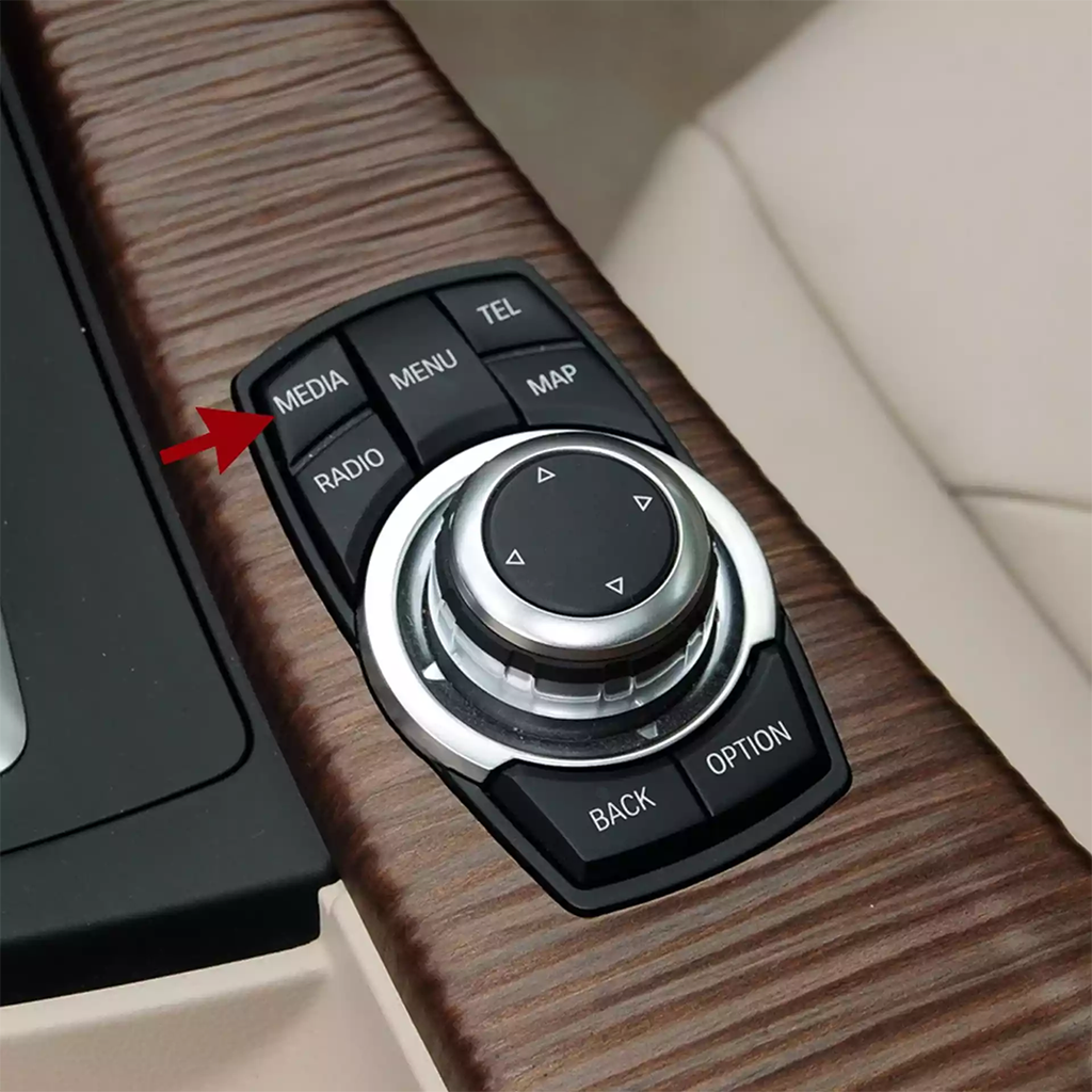 Buy Black CIC Multimedia Buttons for BMW 5 Series F10 Sedan (2010-2017 ...