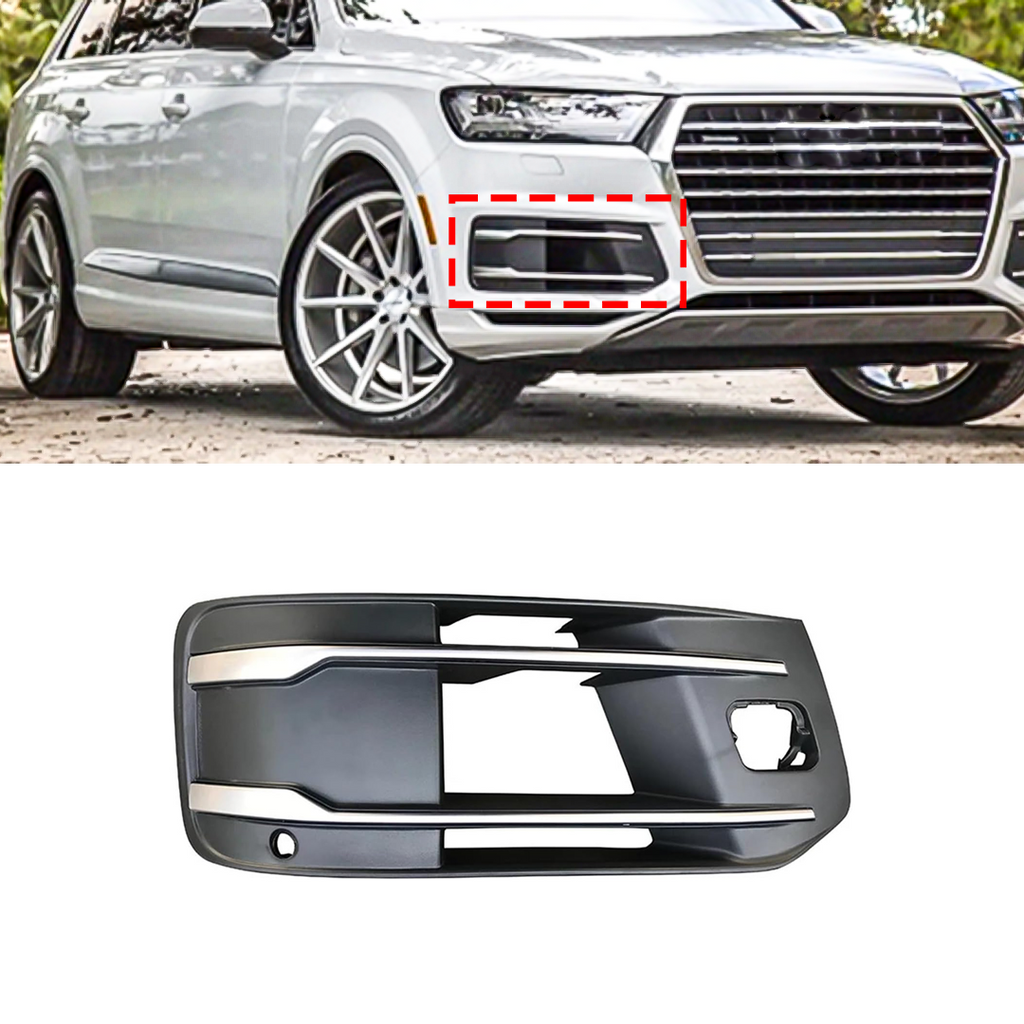 Buy Front Right Fog Lamp Cover for Audi Q7 4M SUV (2015-2019) fog light ...