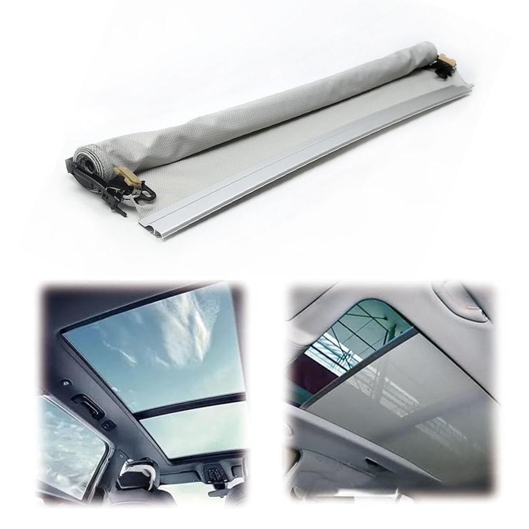 Buy Gray Panoramic Sunroof sunshade rolling curtain Assembly For the ...