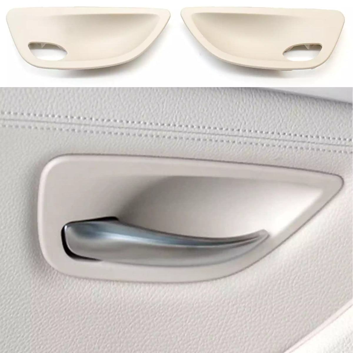 Buy Oyster Interior Door Handle Bowl Cover Trim For BMW 5 Series F10 ...